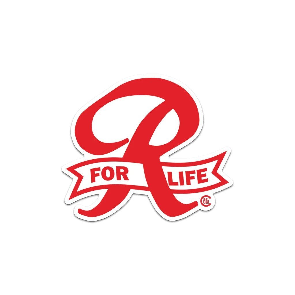 R for Life Sticker | Woody's Classic Man
